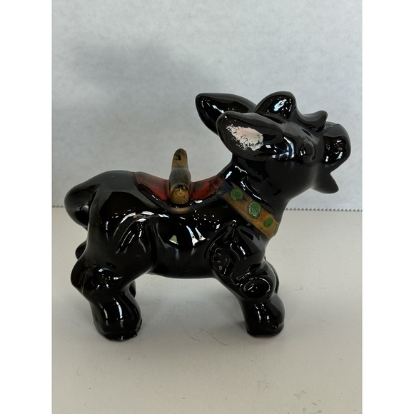 Art | Vintage Redware Ceramic Donkey Figurine Clay Burro Mule 6 Hand ...